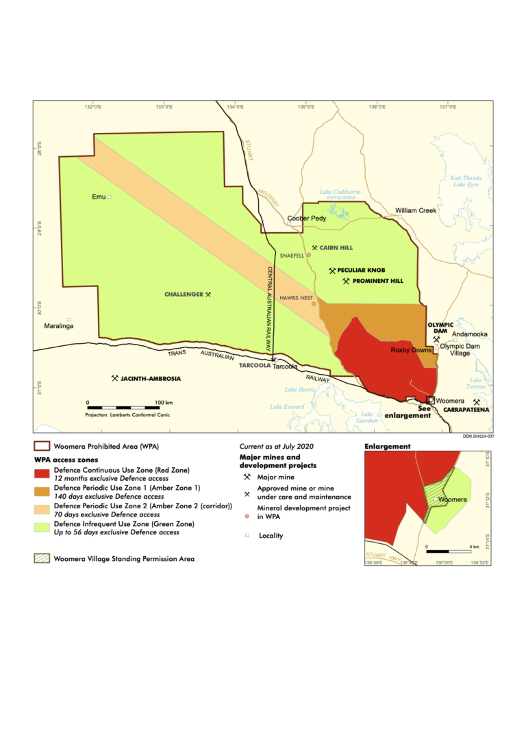 Woomera Prohibited Area – Cancellation of exclusion period – Kokatha