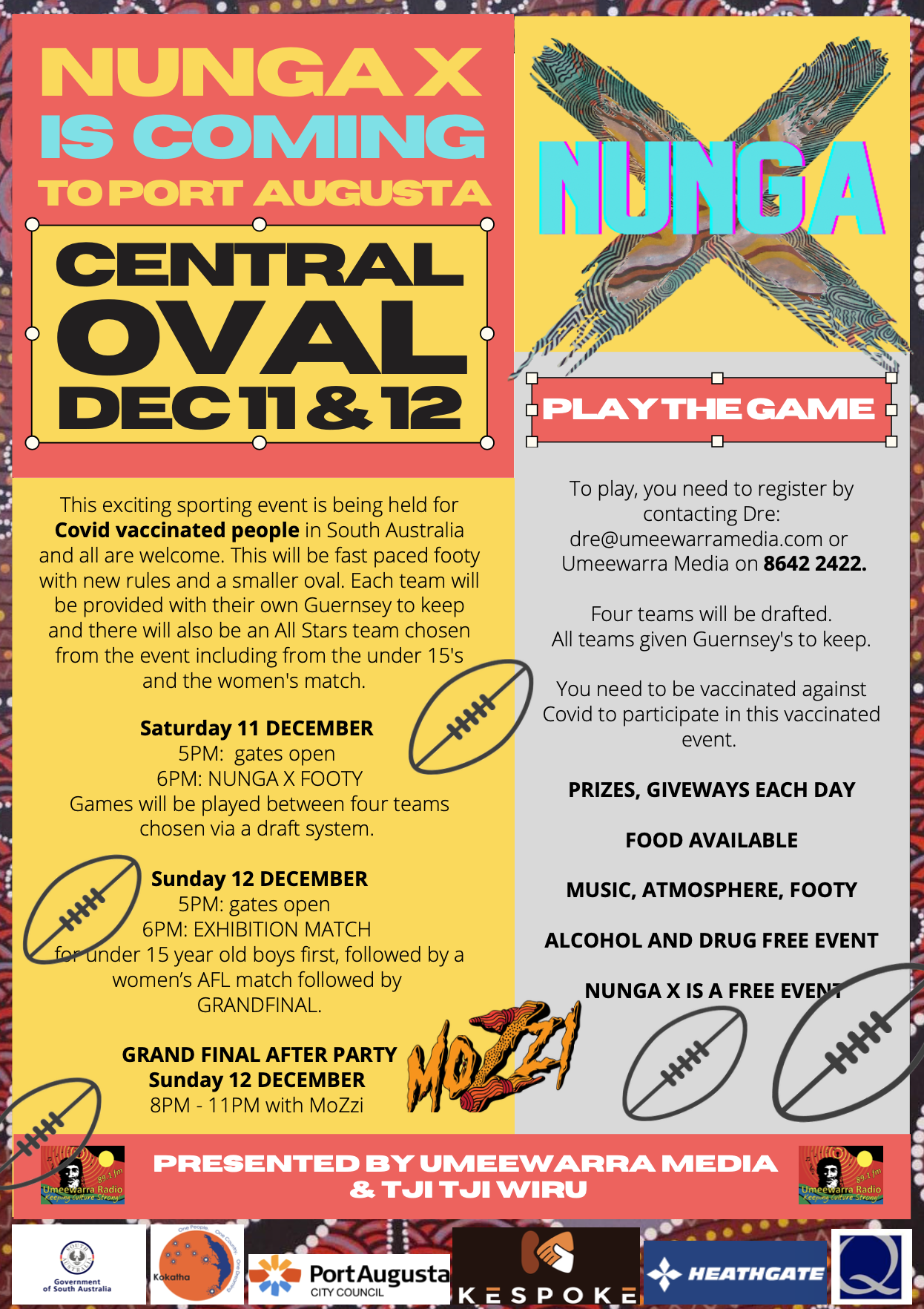 NUNGA X coming to Port Augusta – Kokatha